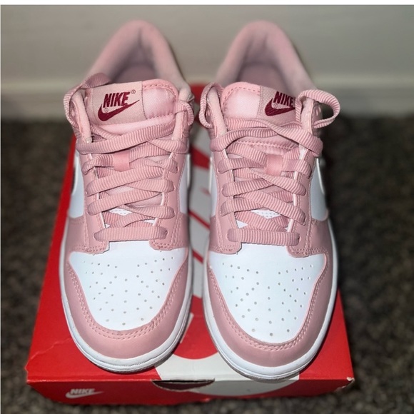 Nike | Shoes | Nike Dunk Low Pink Velvet Gs Kids Size 5 Equivalent To ...